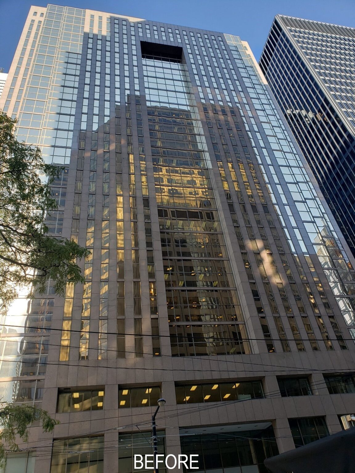 The Tower Reglazing project at 121 King Street West - Synergy Partners